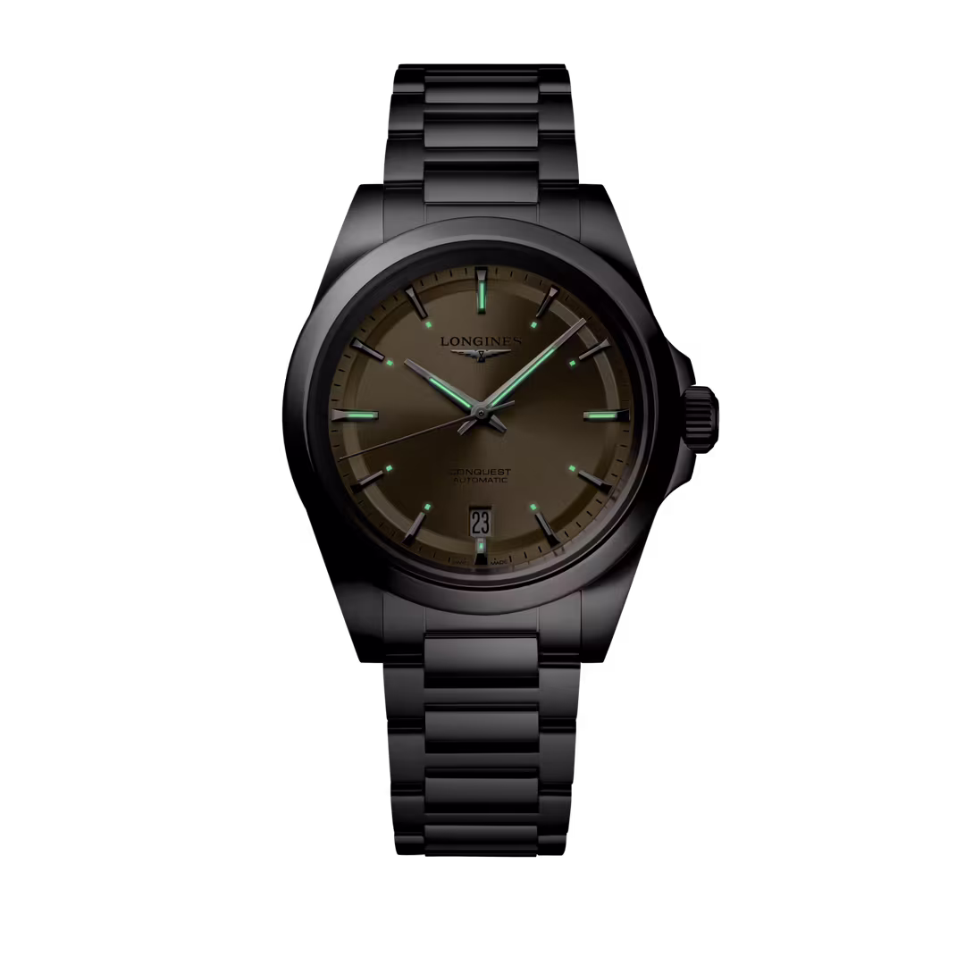 Conquest Automatic watch 38mm Sunray Champagne, L37204626 | Longines US