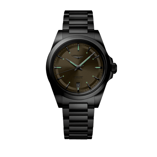 Conquest Automatic watch 38mm Sunray Champagne, L37204626 | Longines US